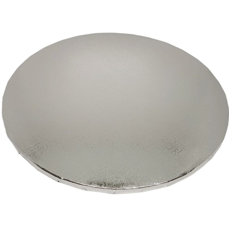 משטח לעוגה מוקצף עגול כסף קוטר 29 ס"מ - La Torta